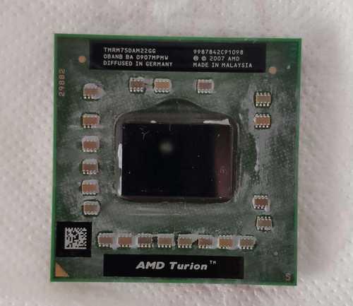 Процессор AMD Turion X2 RM70 RM-70 tmrm70DAM22GG
