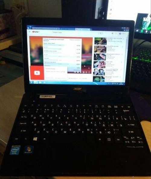 Ноутбук acer b113, 11.6"+ новый акб