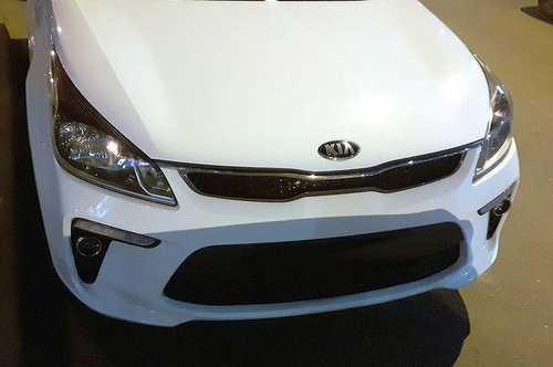 Новый передний бампер Kia Rio 4 (18-21) белый