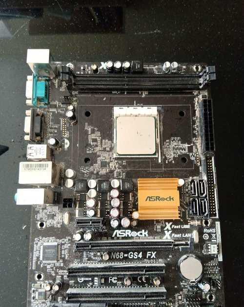 Материнская плата ASRock N68-GS4 FX+ процессор