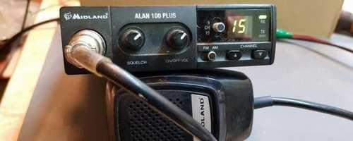 Alan 100 (midland) Си-Би 27мГц 15й канал дальнобой