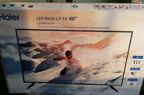 Haier LE40K6000SF новый 102см Full HD DVB-T2 S2