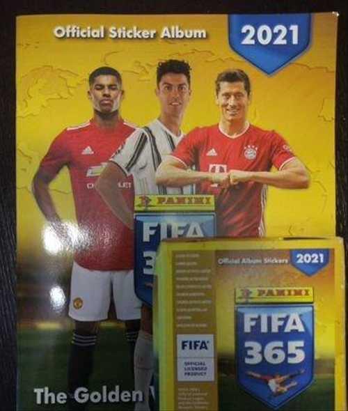 Бокс наклеек Panini Fifa 2021 И альбом