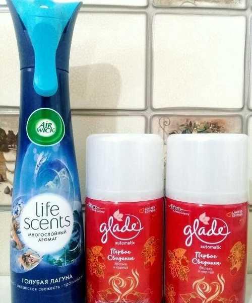 Освежитель воздуха"Glade",Airwick Life Scents"