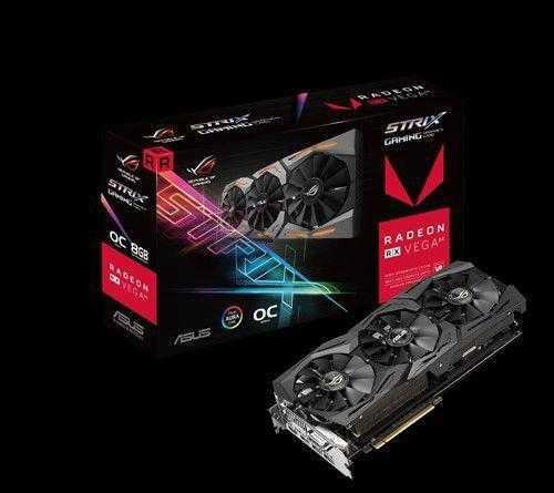 Видеокарта Vega 64 Asus rog strix