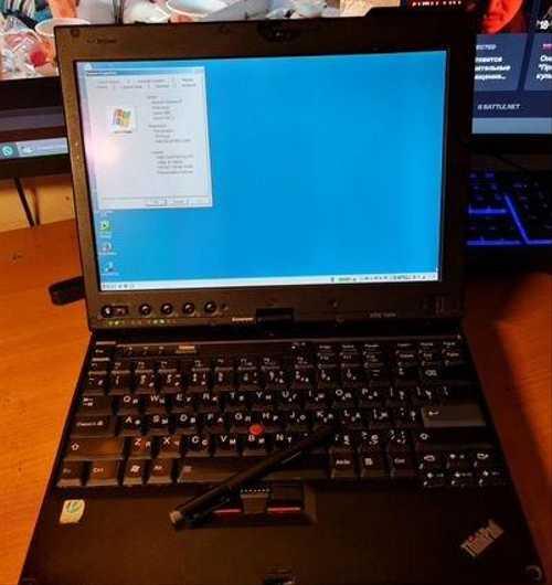 Ноутбук-трансформер Lenovo X200 Tablet с докстанц