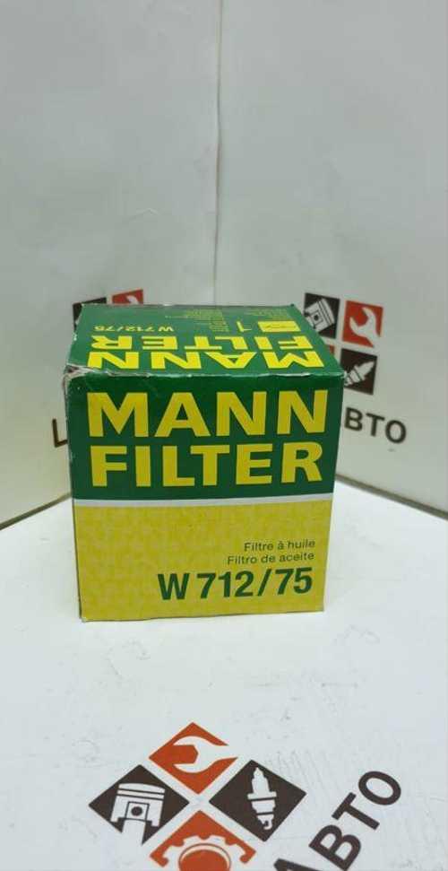 Фильтр маслянный mann filter W 712/75