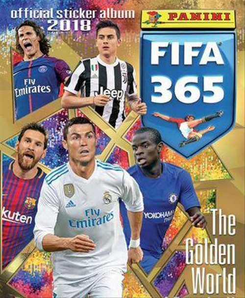 Наклейки и журнал Panini Fifa 365 2018