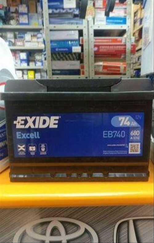 Аккумулятор Exide 74Ah 12V