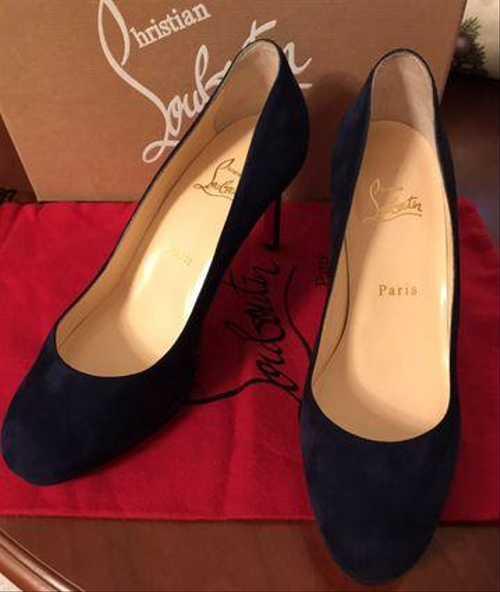 Туфли Christian Louboutin New Simple Pump 85 Suede