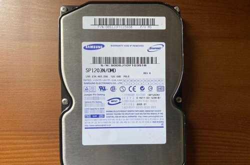Внутренний жесткий диск Samsung 120gb (разъём IDE)