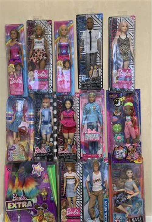 Barbie fashionistas Extra Winx Кен Cave Club