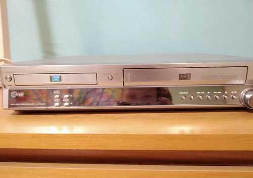 VHS dvd LG видеомагнитофон