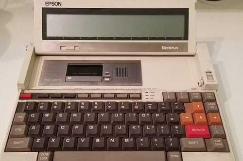 Epson PX-8 Geneva. Редкий ретро ноутбук