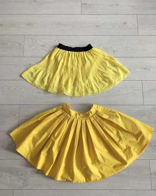 Dixie, Calzedonia летняя желтая мини юбка