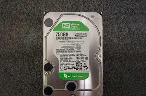 HDD 3.5 sata2 750gb Intellipower 32mb WD Green