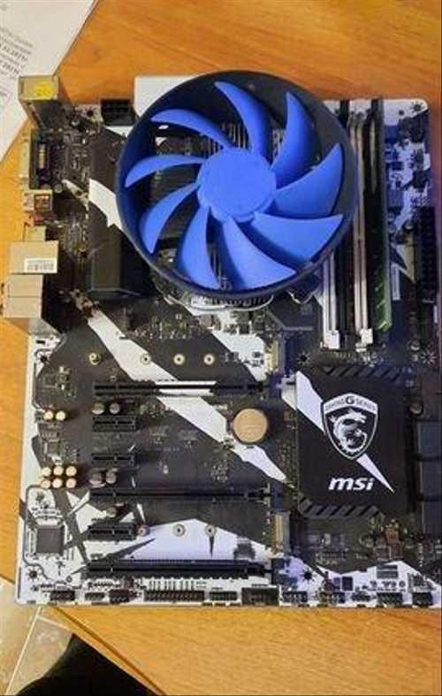 G3930, Msi b250, кулер 1151, ddr4 8gb