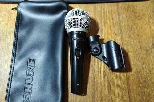 Продаётся вокальный микрофон "Shure"-PG-58