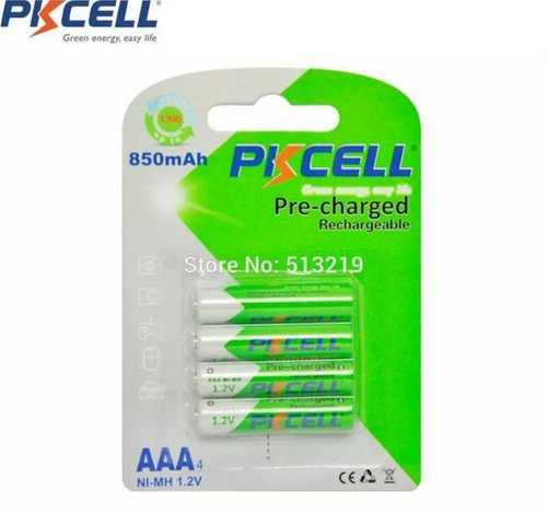 Аккумуляторы Pkcell 850mAh AAA