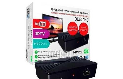 TV-тюнер (ресивер) D-color DC600HD, DVB-T2,Full HD