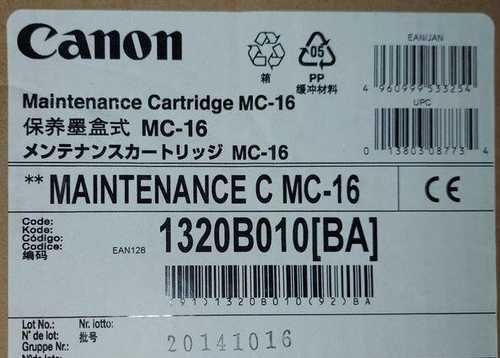 Canon MC-16 картридж