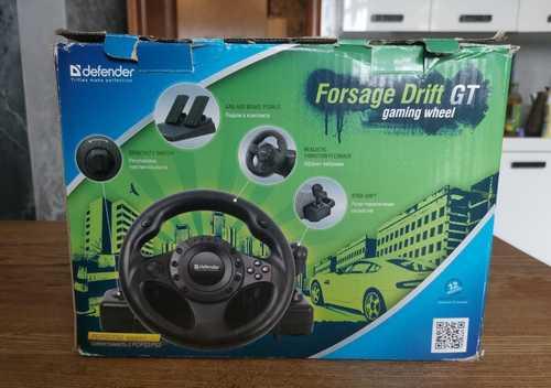 Руль игровой Defender Forsage Drift GT