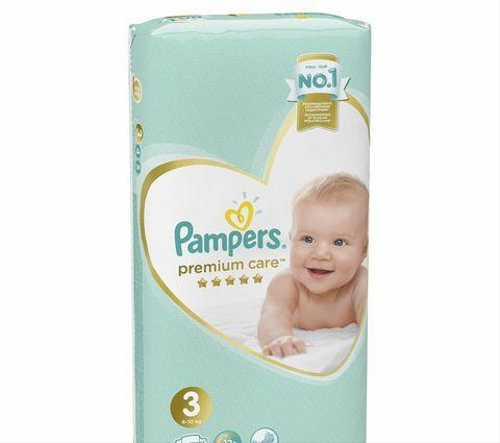 Подгузники pampers premium care