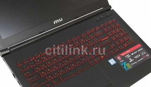 Мощный игровой Ноутбук MSI GL62M 7RDX-2099RU, 15.6