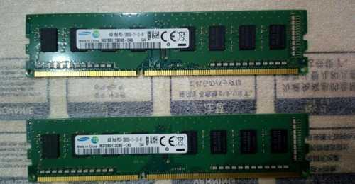 SAMSUNG 8GB(2x4GB) DDR3 PC3-12800 1600 MHz
