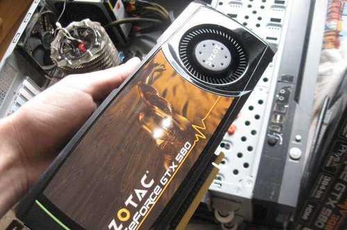 Видеокарта Zotac GTX 580 1.5gb