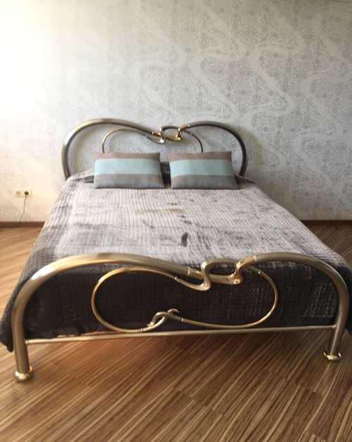 Итальянская дизайнерская кованая кровать
