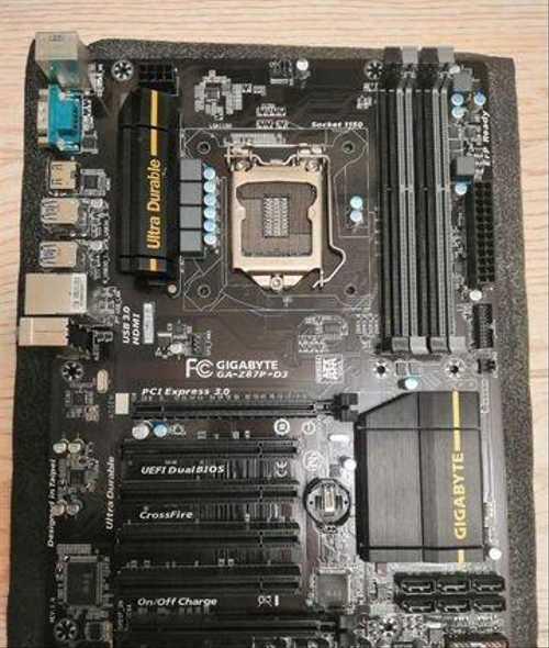 Материнская плата Gigabyte GA-Z87P-D3 Rev 1.0 (LGA