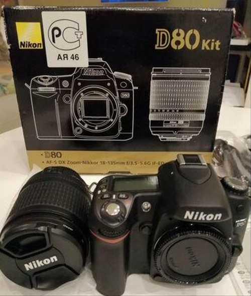 Фотоаппарат Nikon D80 kit новый