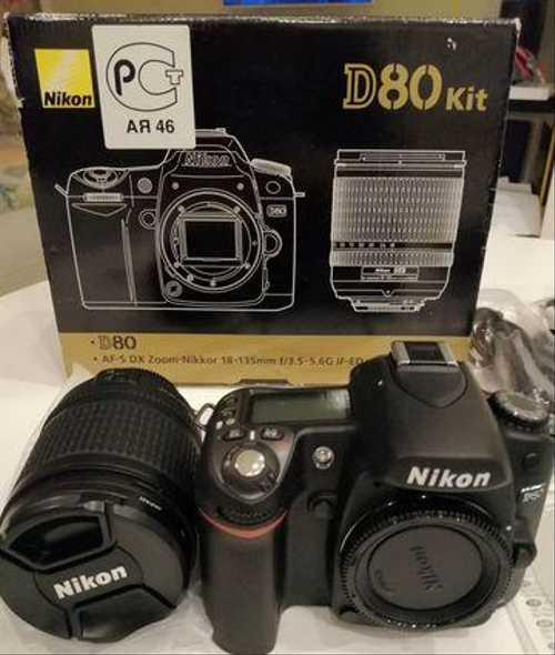 Фотоаппарат Nikon D80 kit новый