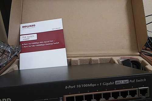 Коммутатор Poe switch beward st-810hp новый