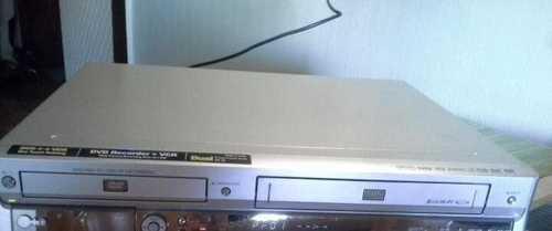 Видеодвойка DVD+VHS рекордер LG, оцифровка, новый