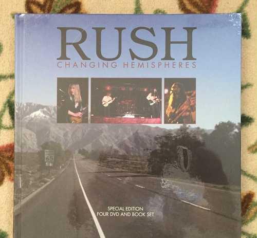 Rush 4 DVD + Книга Лимитированное Издание Подарочн