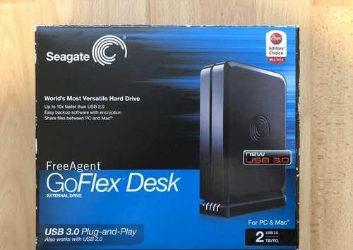 Внешний жесткий диск Seagate GoFlex Desk 2 Tb б/у