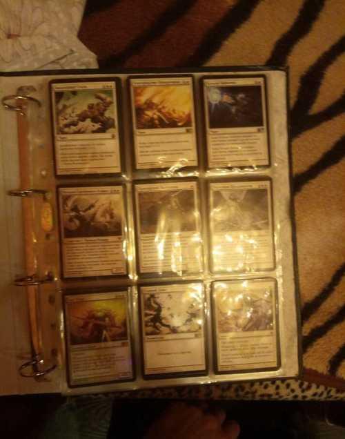 Продаю 2 альбома с картами.Magic:The gathering