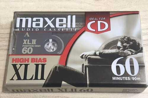Аудиокассета Maxell xlii 60 новая в упаковке