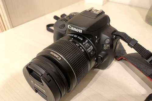 Зеркальный фотоаппарат Canon EOS 100D kit 18-55