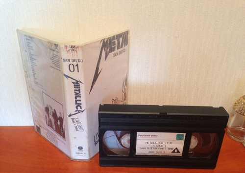 Видеокассета VHS Metallica San Diego (1часть)