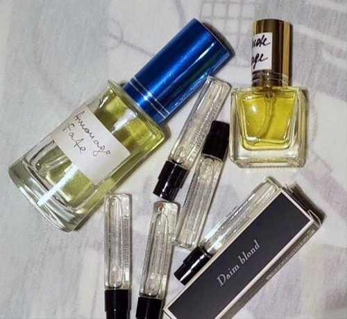 Миниатюры Molton Brown, Amouage, Serge Lutens