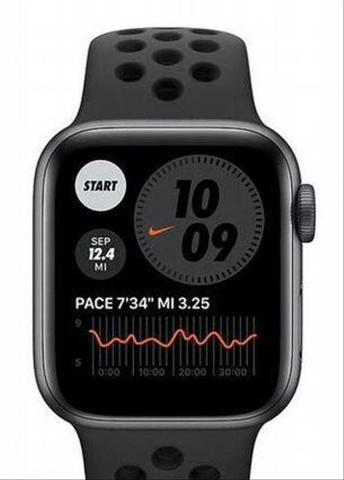 Apple Watch 6 44mm Nike Black/Sport Band