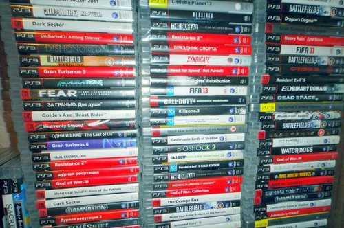 Sony PS3 игры на дисках, более 400 дисков