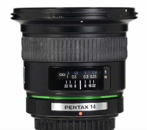 Фотообъектив Pentax DA 14mm f/2.8 SMC ED (IF)