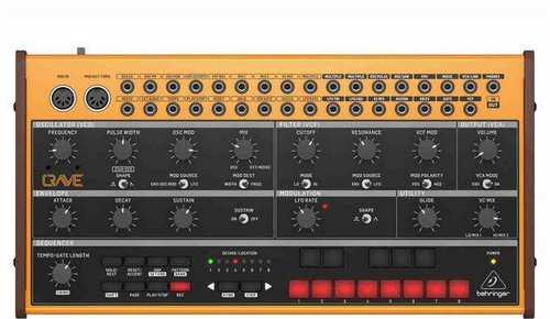 Behringer crave - аналоговый полумодульный синтеза