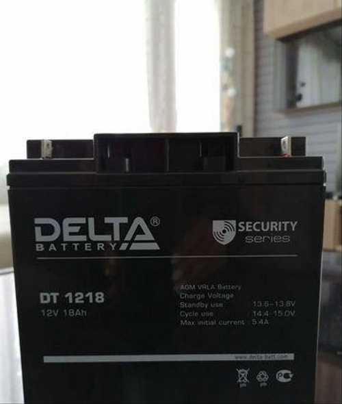Аккумуляторная батарея Delta DT 1218 (12V / 18Ah)