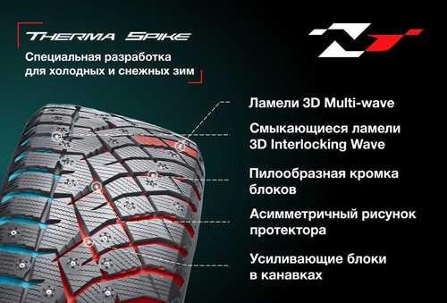 Шины шипованные 185/70 R14 Nitto Therma Spike 88T