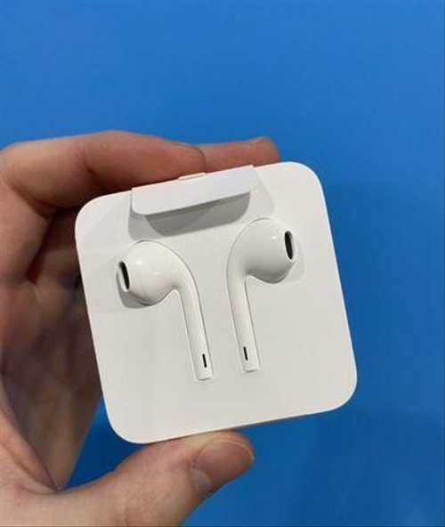 Earpods lighting проводные оригинал новые